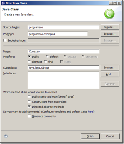 Acesso a banco de dados com Java